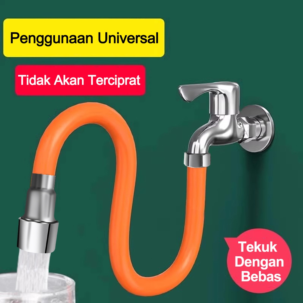 Jual Selang Sambungan Keran Fleksibel Extender Keran Air Pipa Universal ...