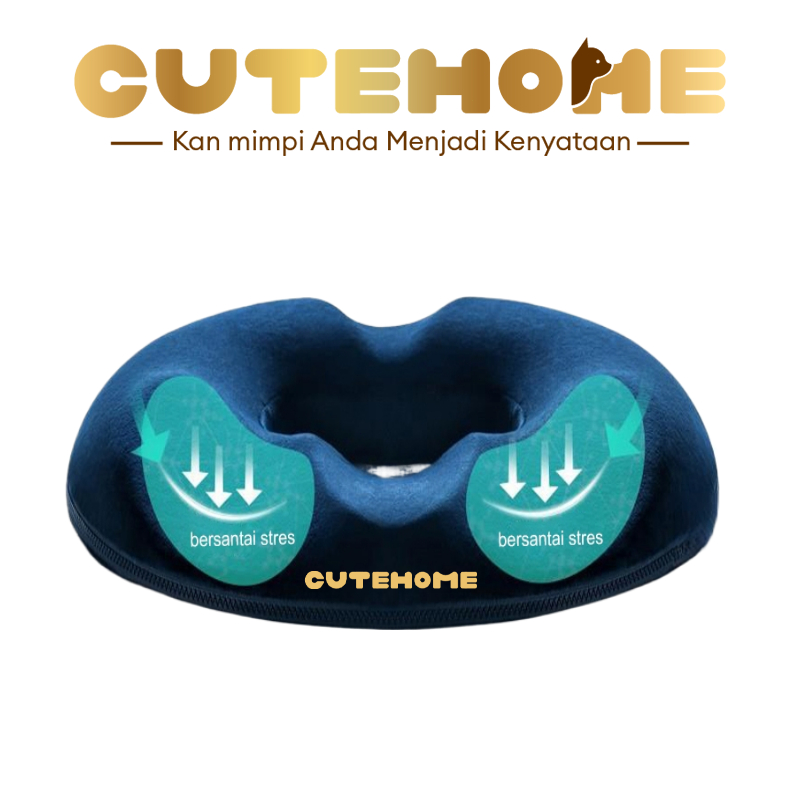 Jual CUTEHOME Bantal Alas Duduk Donat Bantal Duduk Kursi Punggung Pegal ...
