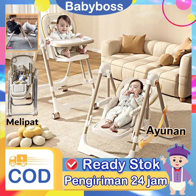 Jual [melipat]BabyBoss Meja Kursi Makan Bayi Lipat Booster Seat Bayi ...