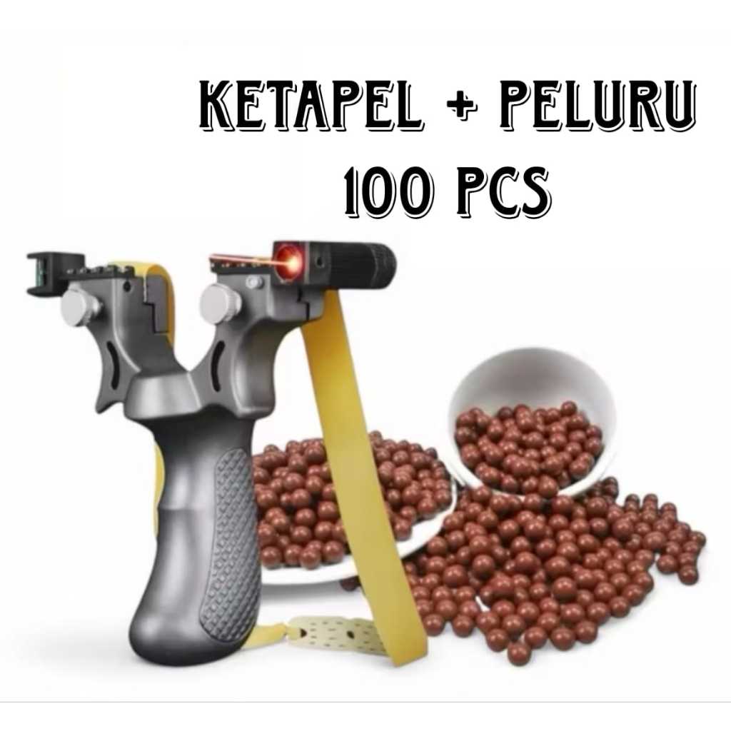 Jual SYQT Big Power Ketapel Tactical Slingshot with Laser Sight ...