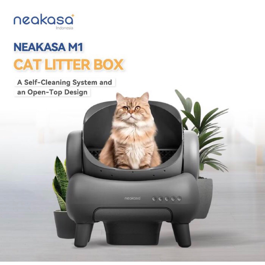 Jual NEAKASA M1 Open Top Self Cleaning Cat Litter Box | Shopee Indonesia