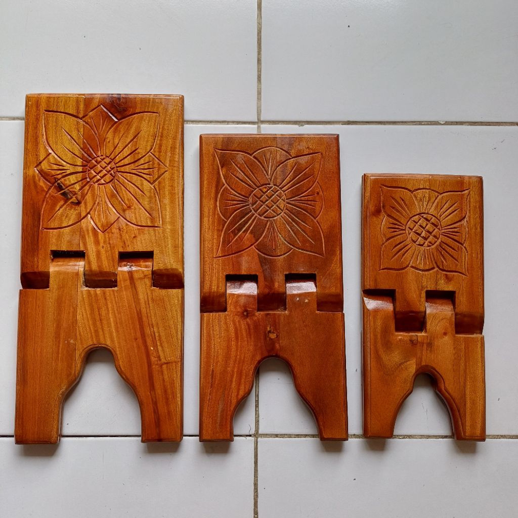 Jual Rehal Rekal Meja Tatakan Alquran Ceplok Ukir Jepara | Shopee Indonesia