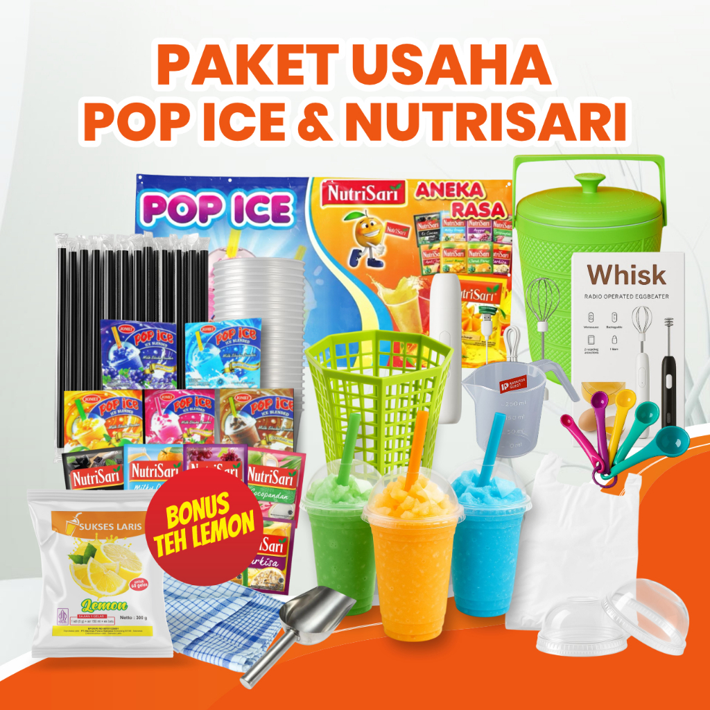 Jual POP ICE NUTRISARI PAKET LENGKAP | POP ICE NUTRISARI ANEKA RASA ...