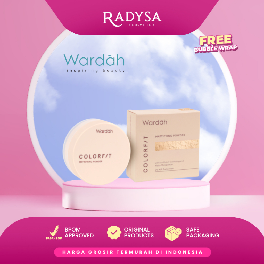 Jual RADYSA - Wardah Colorfit HD Blurify Loose Powder - Bedak Tabur ...