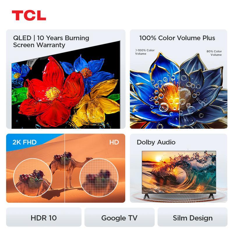 Jual [Ultimate 2K QLED TV] TCL V5C - 2K FHD - QLED - HDR 10 - Multiple ...