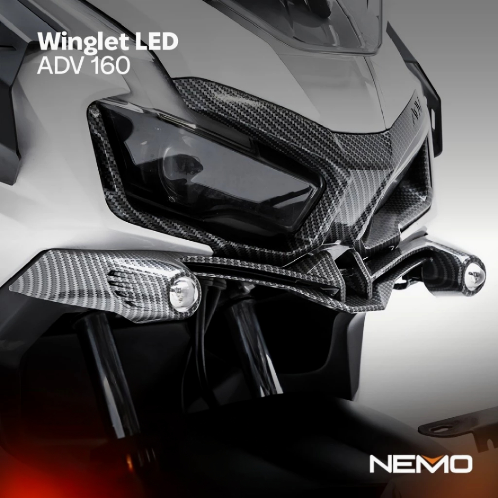 Jual NEMO LAMPU LED WINGLET ADV 160 NEMO WINGLET SAYAP DEPAN LED UNTUK ...