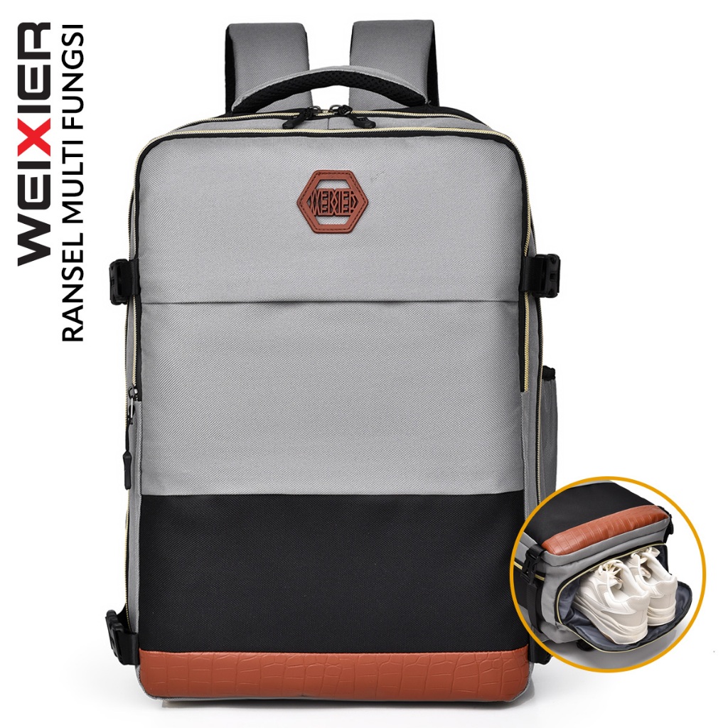 Jual WEIXIER B706 Tas Punggung Ransel Laptop Sekolah Backpack Multi ...