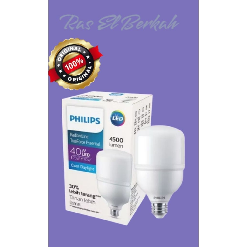 Jual Lampu Philips 30W 22W 40W Radiantline Trueforce Essential ...
