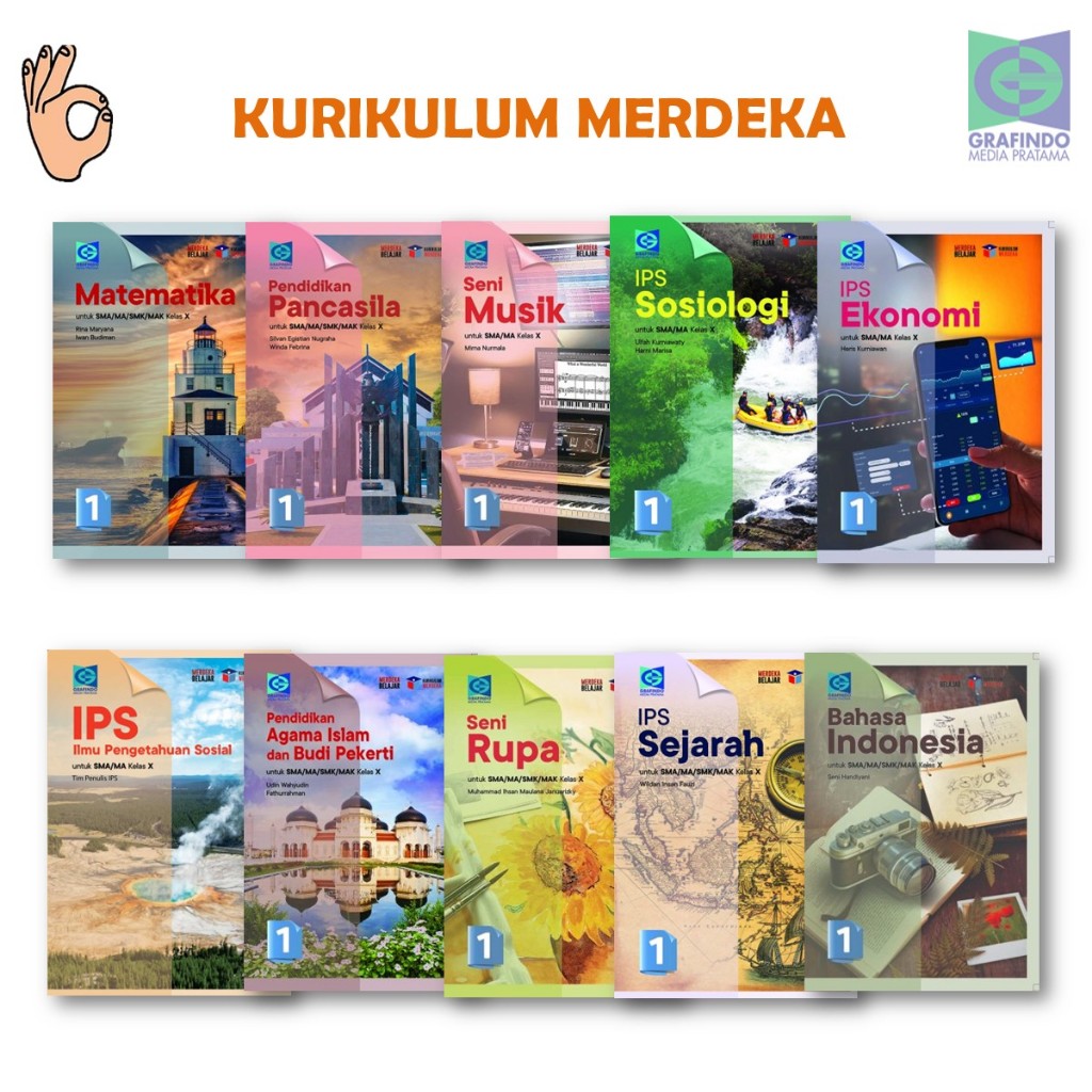 Jual Buku SMA Kelas 10 - Kurikulum Merdeka (Grafindo) | Shopee Indonesia