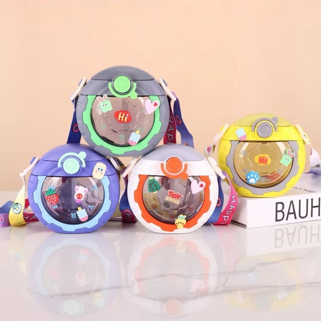 Jual Botol Minum Anak Bulat Ban - Karakter Lucu Full Colour Ukuran ...