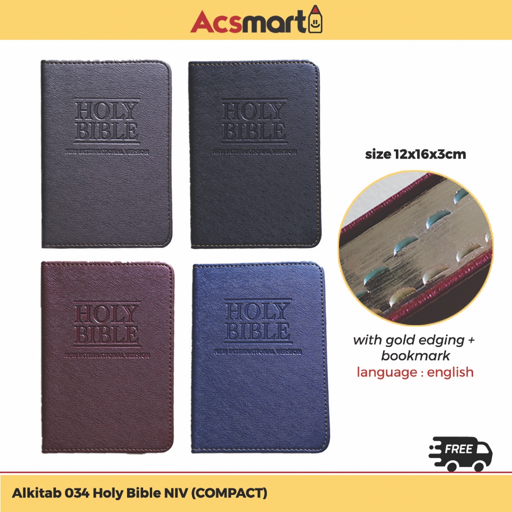 Jual ACSmart - ALKITAB 034 HOLY BIBLE NIV COMPACT (alkitab bahasa ...