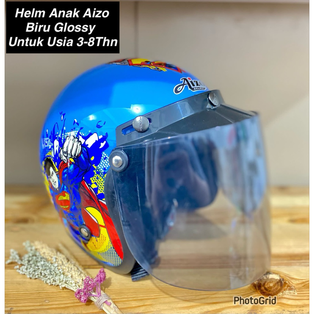 Jual HELM ANAK AIZO (free packing, bublewrap, sarungan, & kardus ...