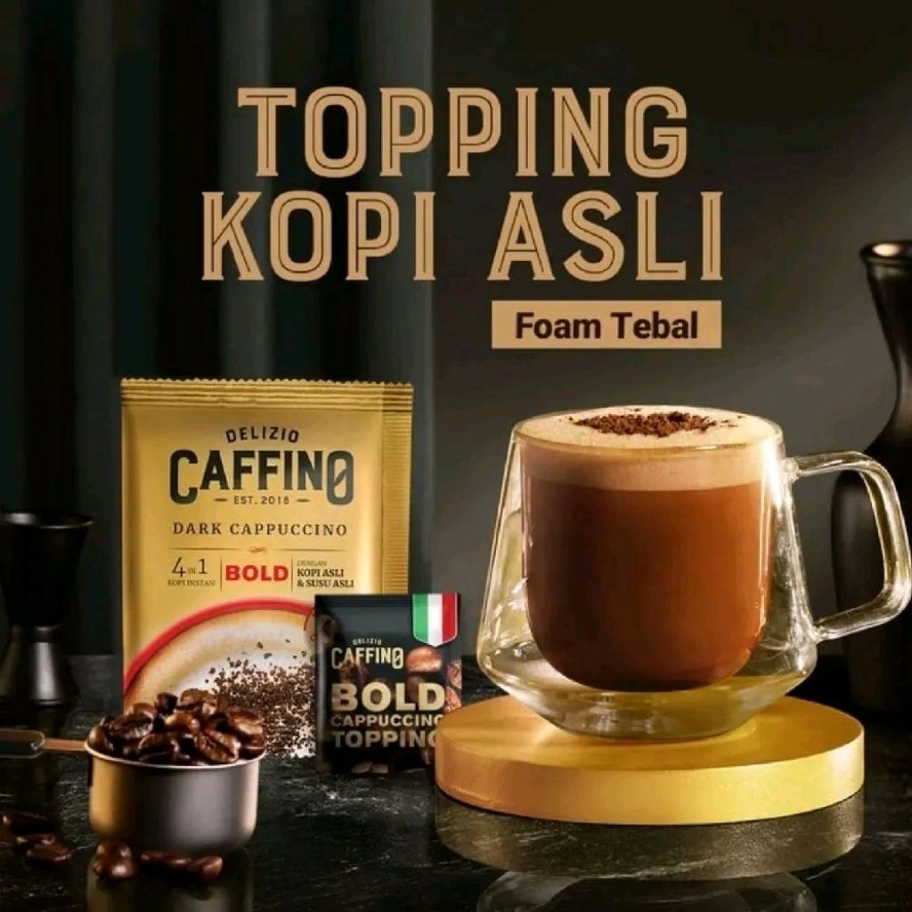 Jual Kopi Caffino Bold Cappucino isi 10 Sachet, Coffee, kopi 3 in 1 ...
