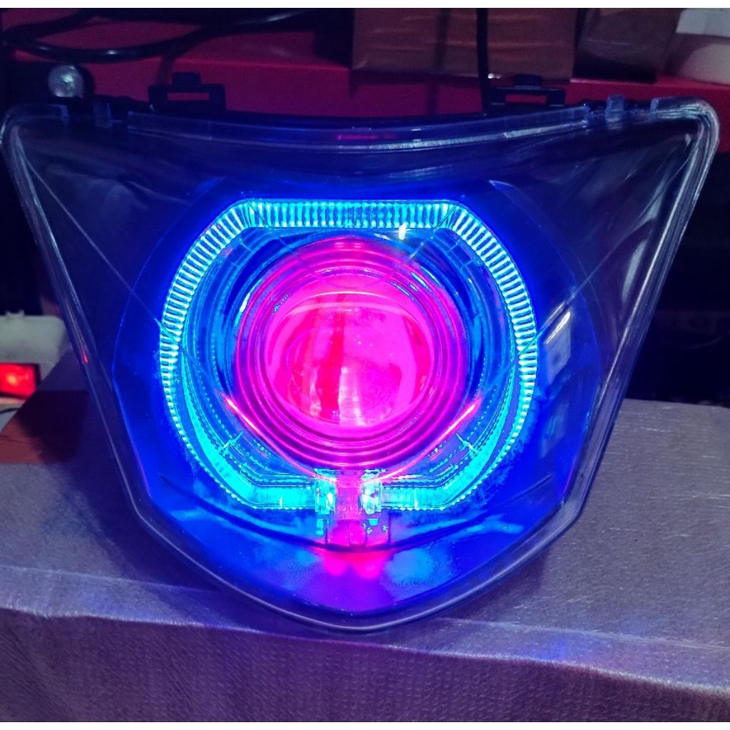 Jual reflektor depan yamaha jupiter MX old/lama custom biled 4,5inch ...