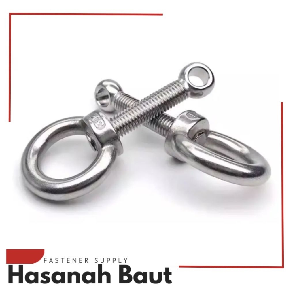 Jual Lifting Eye Ring Bolt M5 Stainless 304 | Shopee Indonesia