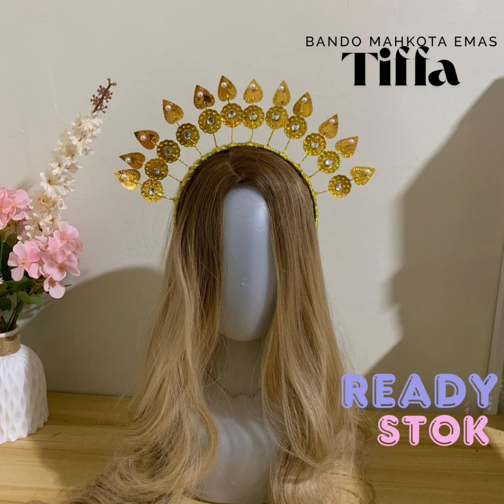 Jual Bando Mahkota Adat Bugis Sulawesi Emas | Aksesoris Kepala Tari ...