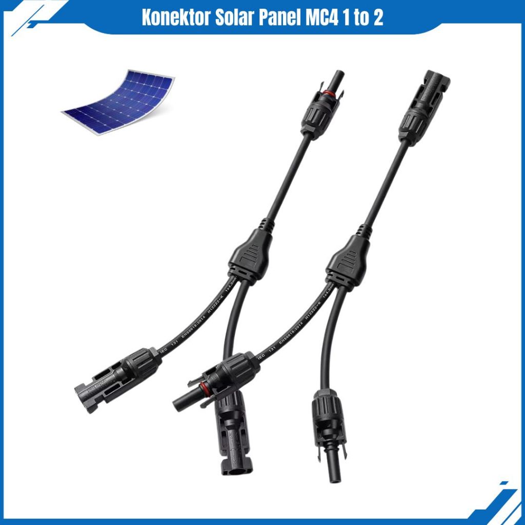 Jual Konektor Solar Panel MC4 2 Cabang / 4 Cabang Connector Pararel 2 ...