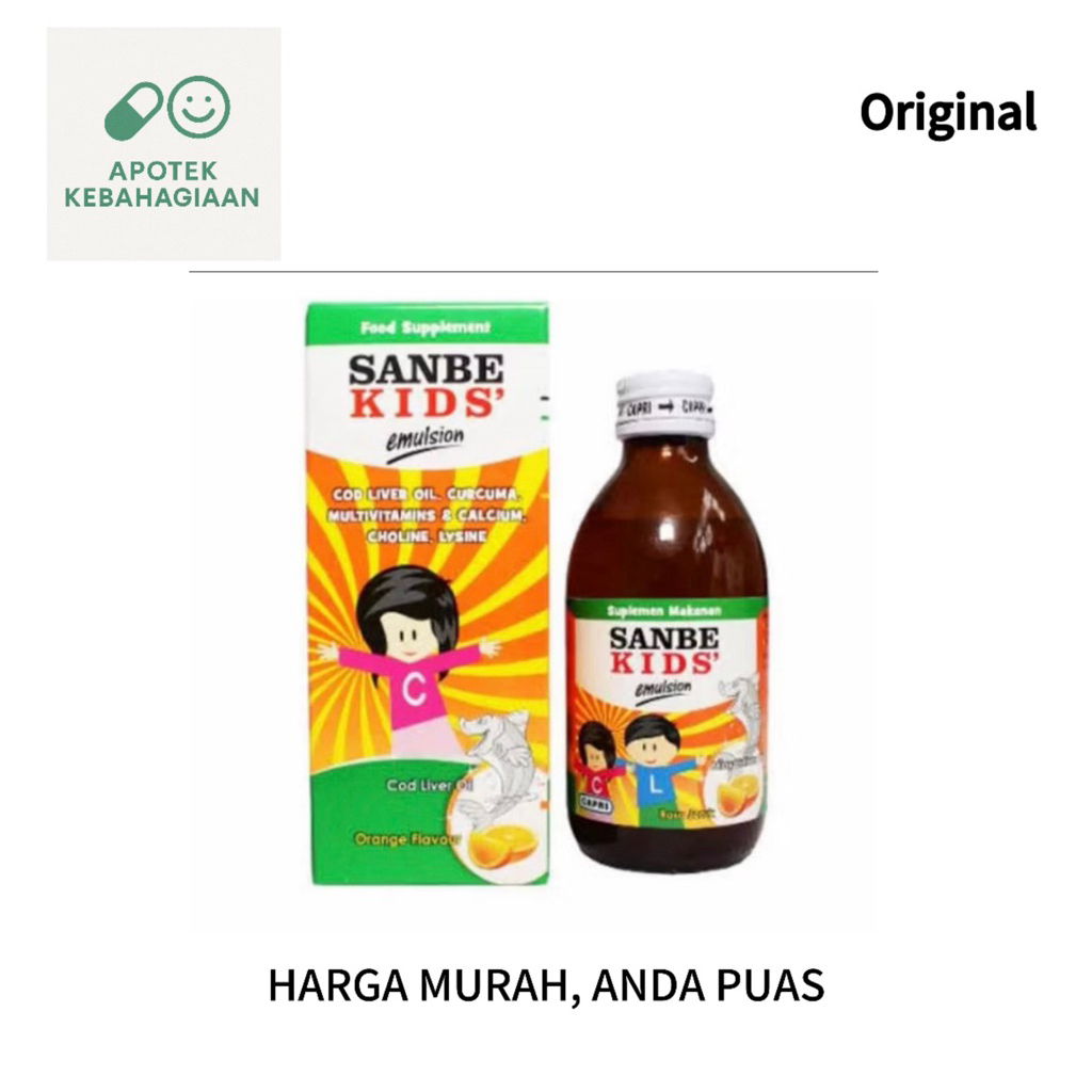 Jual Sanbe Kids Emulsion Sirup Syrup 200ML | Shopee Indonesia
