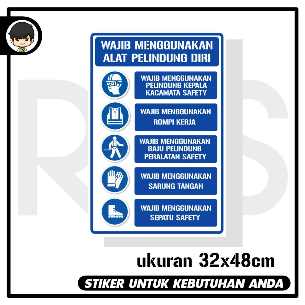 Jual Stiker peringatan kerja proyek gedung sticker rambu | Shopee Indonesia