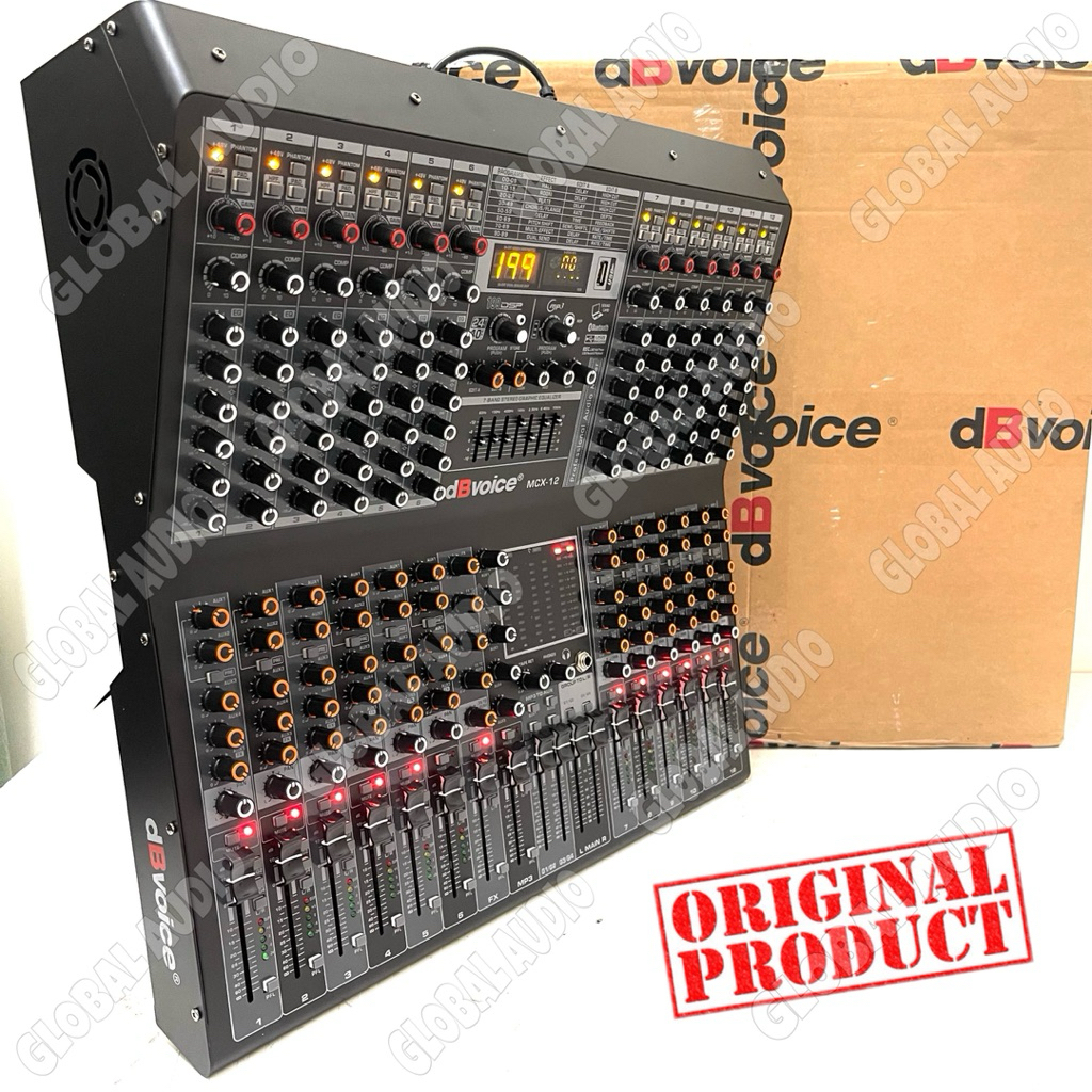 Jual Mixer Audio DB Voice MCX 12 NEW 12Channel Original Mixer Audio ...