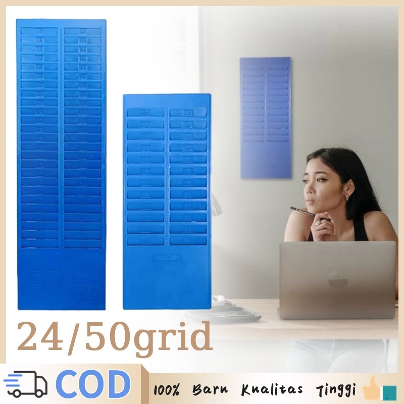 Jual 24/50 Tempat Rak Absensi Kartu Rak Kartu Absen Absen Karyawan Rak ...