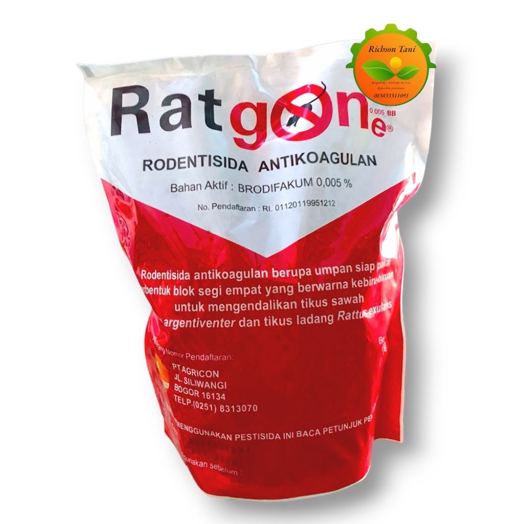 Jual Rodentisida/Racun Tikus Ratgone 1 Kg | Shopee Indonesia