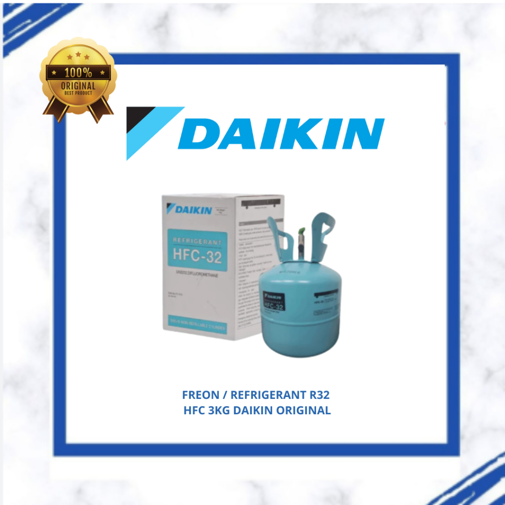 Jual FREON / REFRIGERANT R32 HFC 3KG DAIKIN ORIGINAL | Shopee Indonesia