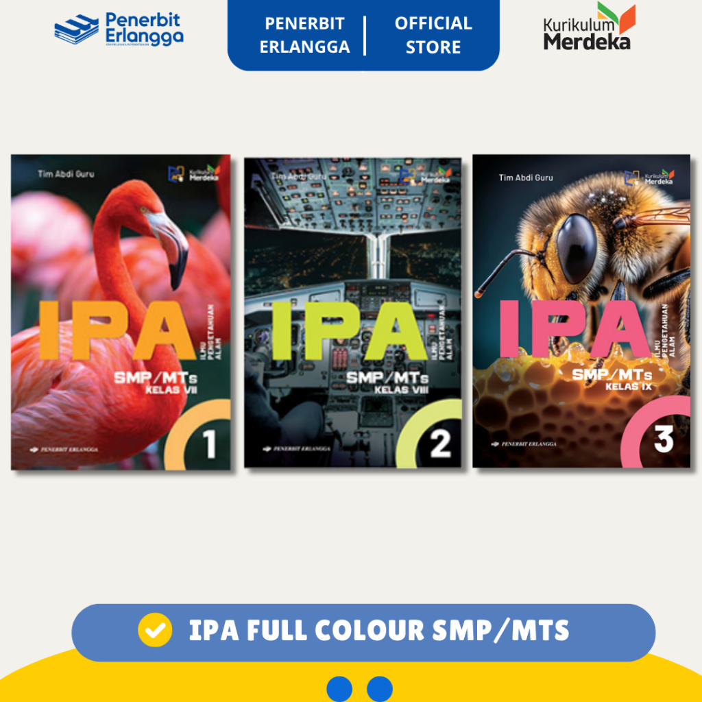 Jual [Erlangga Official] Ipa Smp/Mts Kelas 7 8 9 Full Colour - Kurikulum Merdeka | Shopee Indonesia