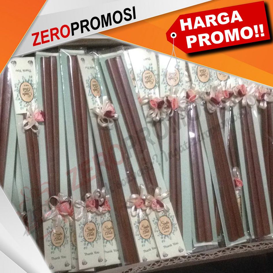 Jual Sumpit Kayu Polos Coklat Tua – Souvenir Custom untuk Pernikahan ...