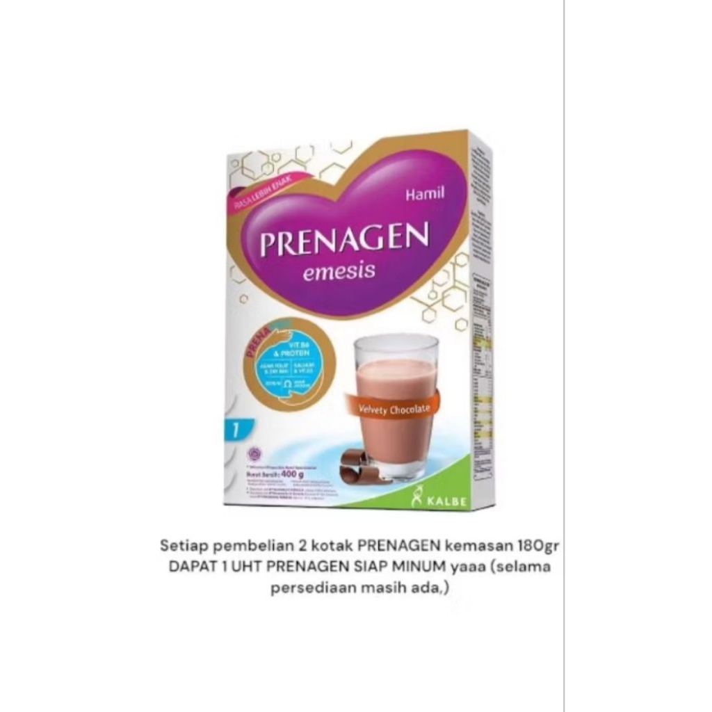 Jual Prenagen Emesis Susu Ibu Hamil 180gr & 360gr (pembelian 180gr 2 ...
