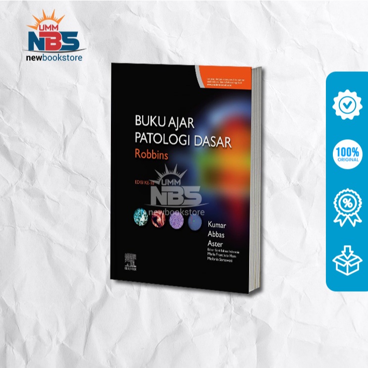 Jual BUKU AJAR PATOLOGI DASAR ROBBINS EDISI 10 - Vinay Kumar , Abul Abbas , Jon Aster - Original ...