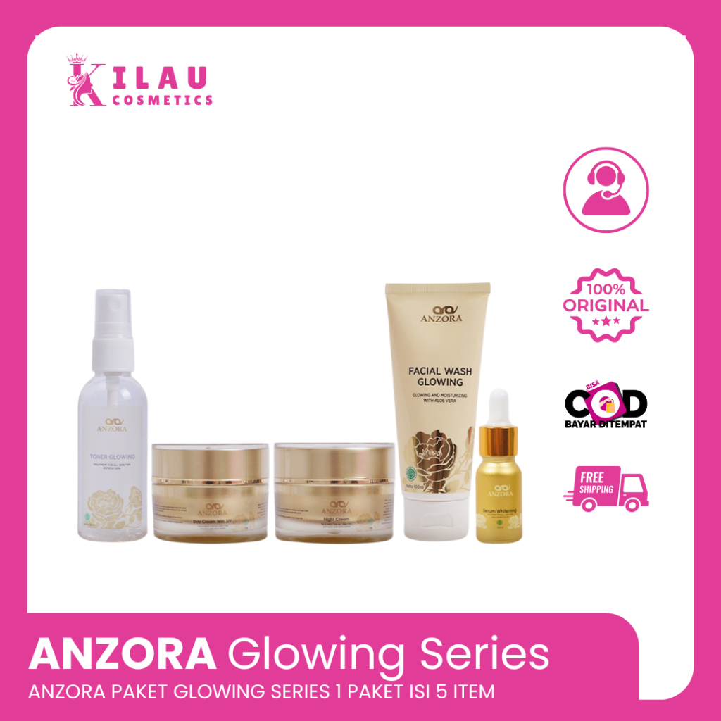 Jual ANZORA SKINCARE | Paket Glowing Series Original | Skincare BPOM ...