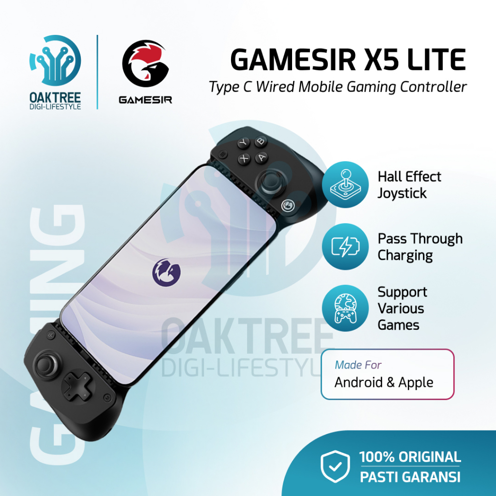 Jual noxashopp Gamesir X5 Lite Type C Gamepad Android iOS Phone ...