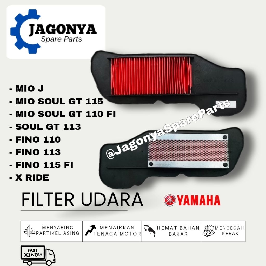 Jual Saringan Udara MIO J, MIO SOUL GT 115, MIO SOUL GT 110 FI, MIO SOUL GT 113, FINO 110, X ...