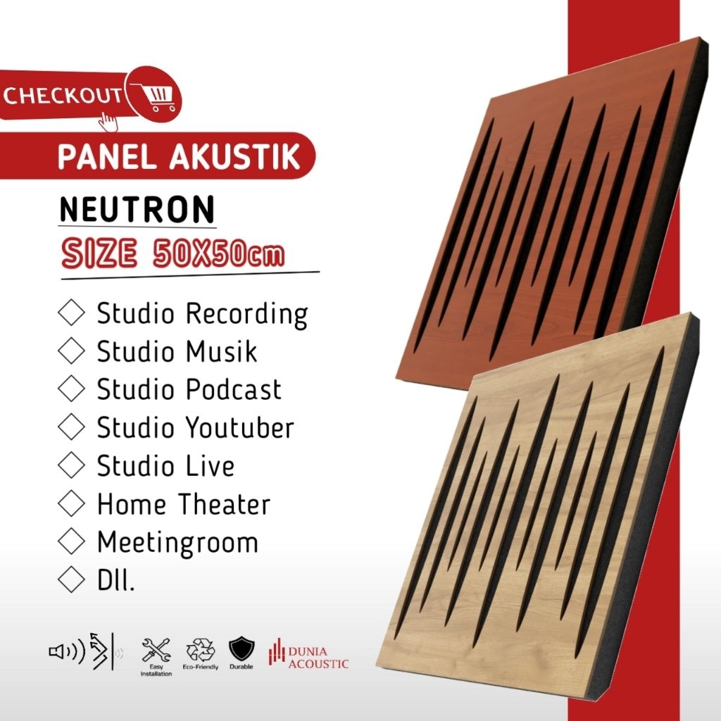 Jual Peredam Suara Ruangan Panel Akustik Neutron | Shopee Indonesia
