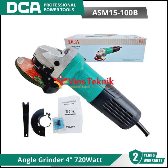 Jual DCA ASM15-100B Mesin Gerinda Listrik Angle Grinder 4" 100MM ASM15-100 | Shopee Indonesia