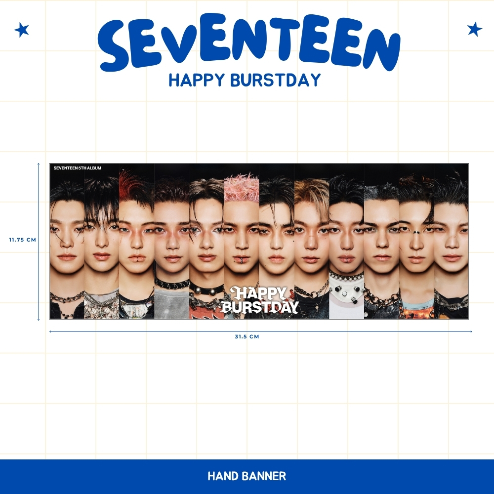 Jual HAND BANNER SEVENTEEN HAPPY BURSTDAY HANDBANNER KPOP UNOFFICIAL SCOUPS WONWOO MINGYU VERNON ...