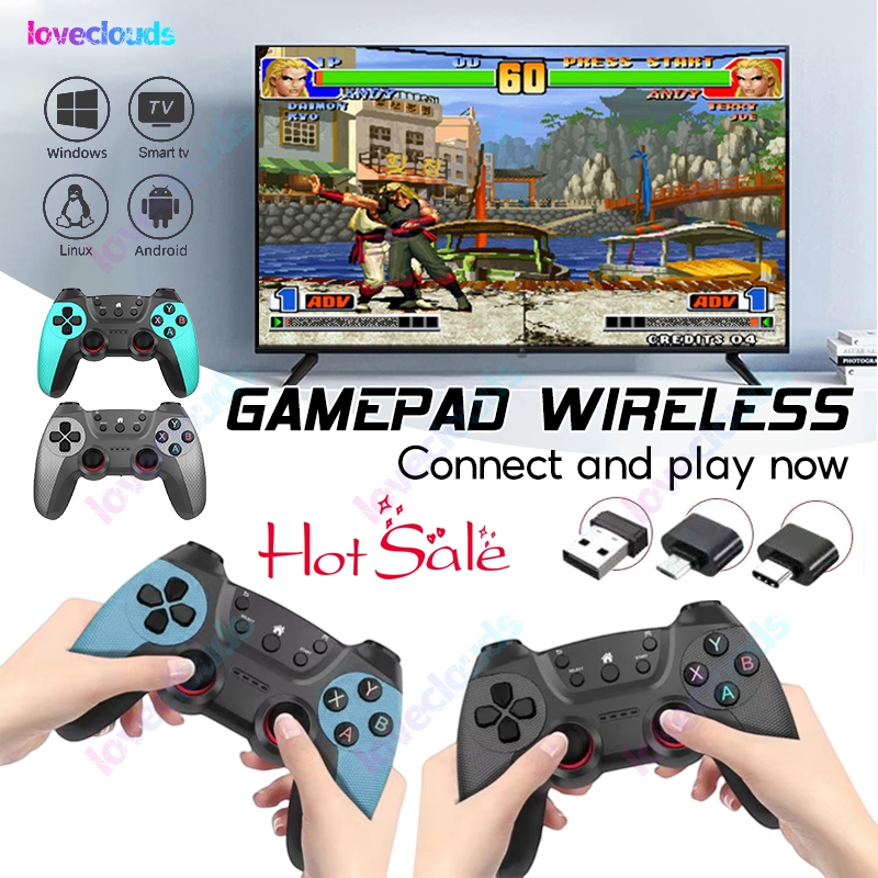 Jual Gamepad Wireless Doubles 2.4G For Windows PC HP Android Game Stik ...
