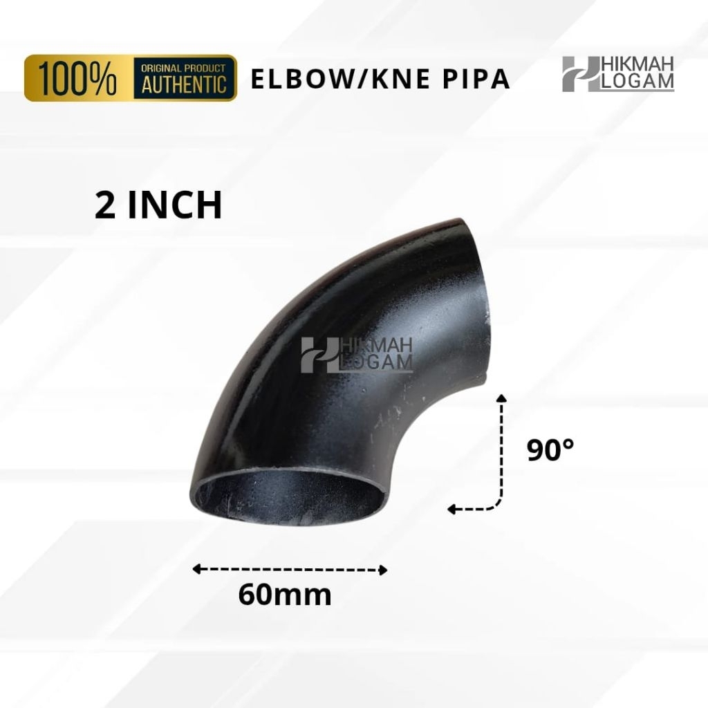 Jual elbow besi pipa 2 inch lengkungan 90° | elbo atau knee | Shopee ...