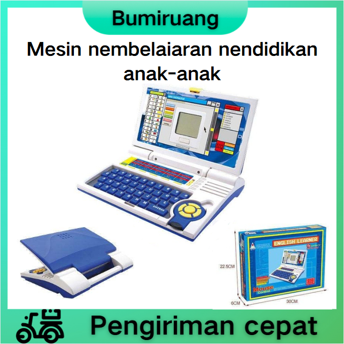 Jual BUMIRUANG New Mainan Edukasi Laptop Anak Multifungsi Learning ...