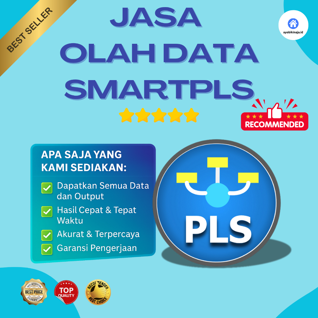 Jual OLAH DATA SMARTPLS | OLAH STATISTIK SEM-PLS | INTERPRETASI DATA | Shopee Indonesia