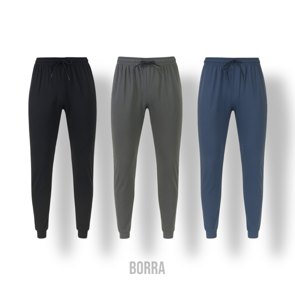 Jual BORRA - CELANA PANJANG PRIA JOGGER PANTS FRENCH TERRY KATUN 100% 320-330gsm | Shopee Indonesia