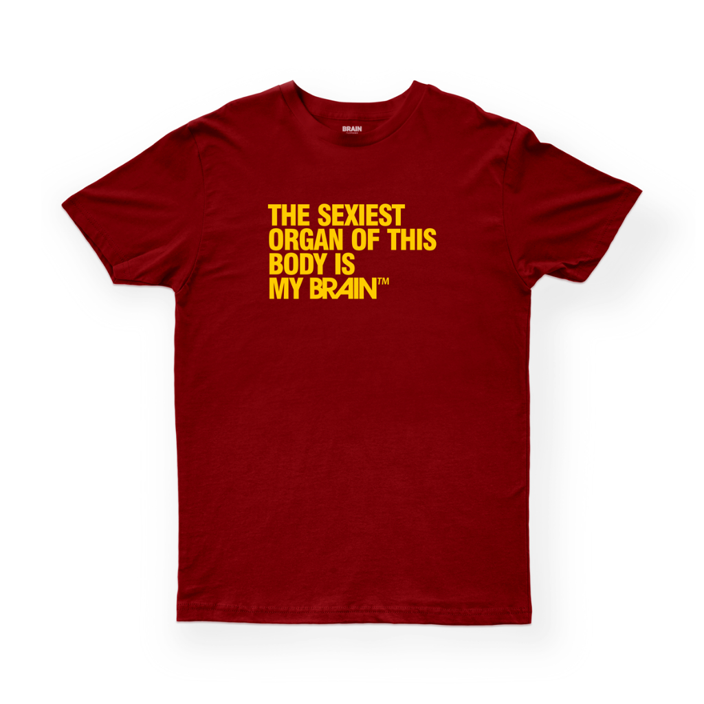 Jual Brain Clothing Kaos Distro Streetwear | SEXIEST | Warna Maroon ...