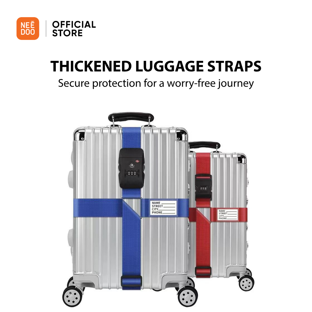 Jual Needoo-Tali pengikat koper Silang Ganda/ belt koper /sabuk koper ...