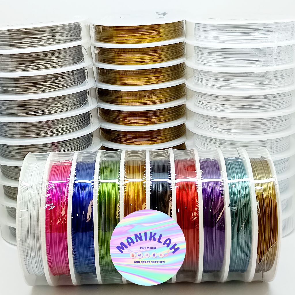 Jual Kabel String Untuk Merangkai Manik, isi 10 pcs / pack. | Shopee ...