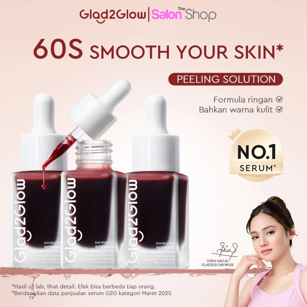 Jual G2G G131 | Glad2Glow AHA BHA PHA Intensive Peeling Solution Serum ...
