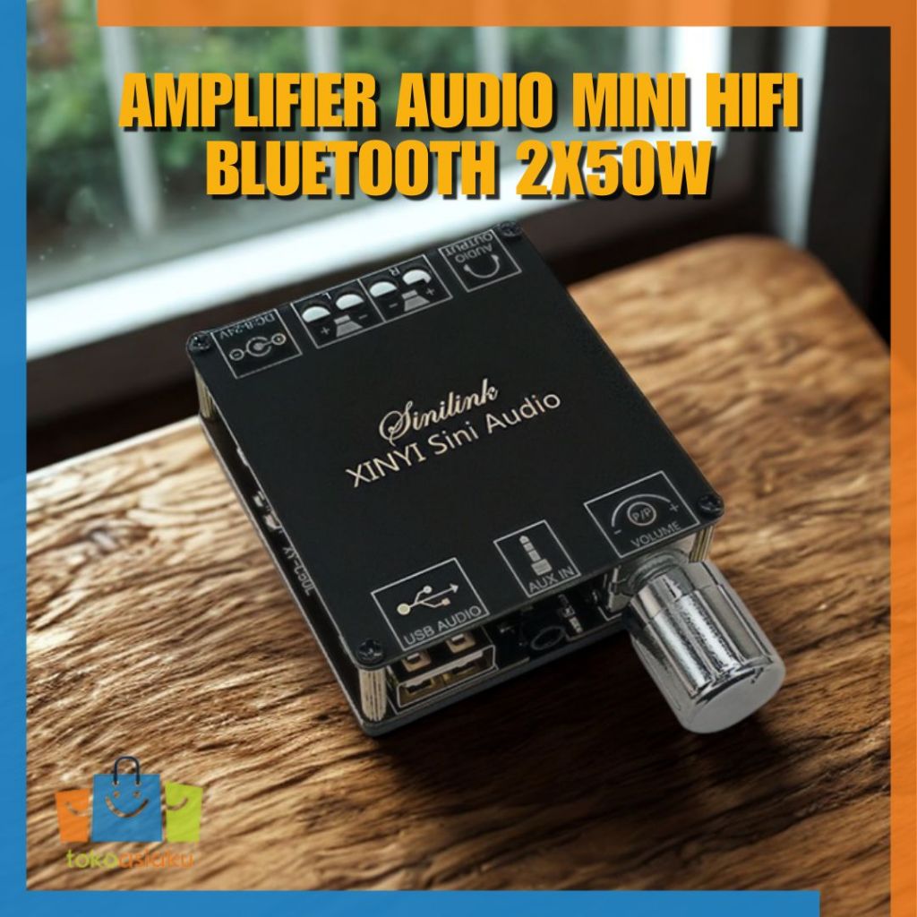 Jual Amplifier Ampli Audio Mini HiFi Bluetooth 5.0 ClassD 2x50W XY-C50L ...