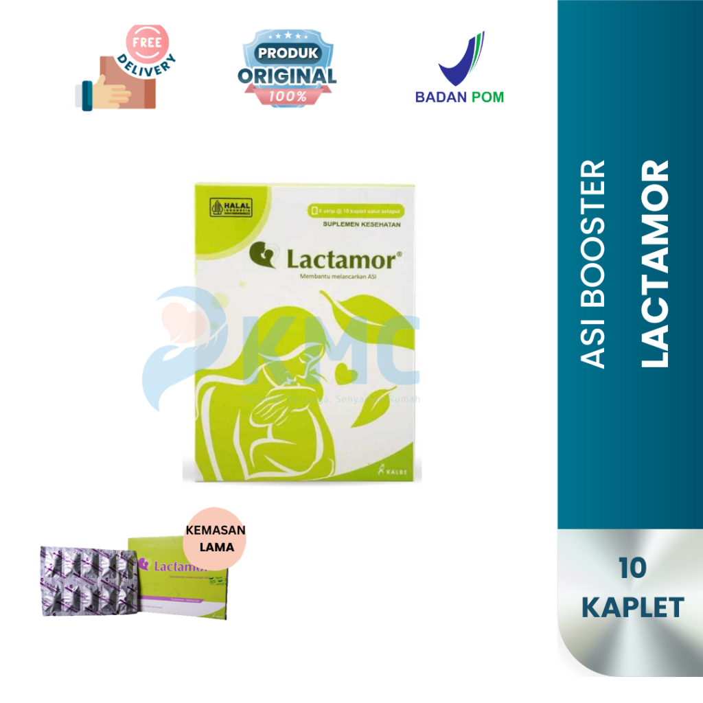 Jual Lactamor Isi 10 Kaplet ASI Booster | Pelancar ASI Ibu | Shopee ...