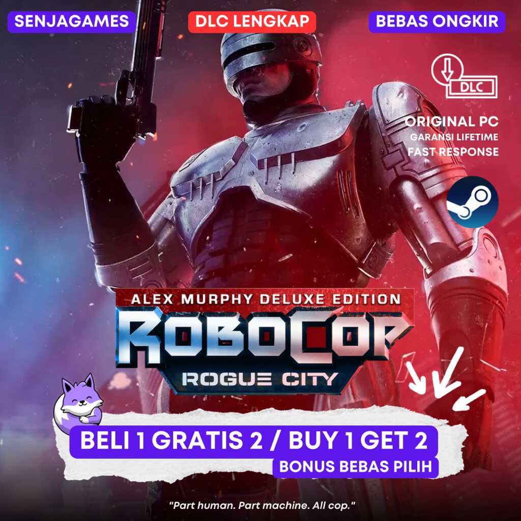 Jual RoboCop Rogue City Alex Murphy Edition PC ORIGINAL GAME | Shopee ...