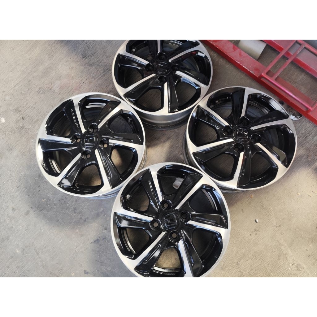 Jual velg oem brio ring 14 pcd 4x 100 satuan serep stip | Shopee Indonesia